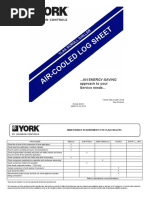 Log Sheet Chiller | PDF | Gas Technologies | Electromechanical Engineering
