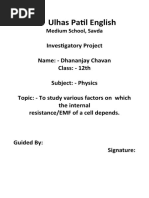 Hollow Prism Class 12 Physics Investigatory Project | PDF | Prism ...