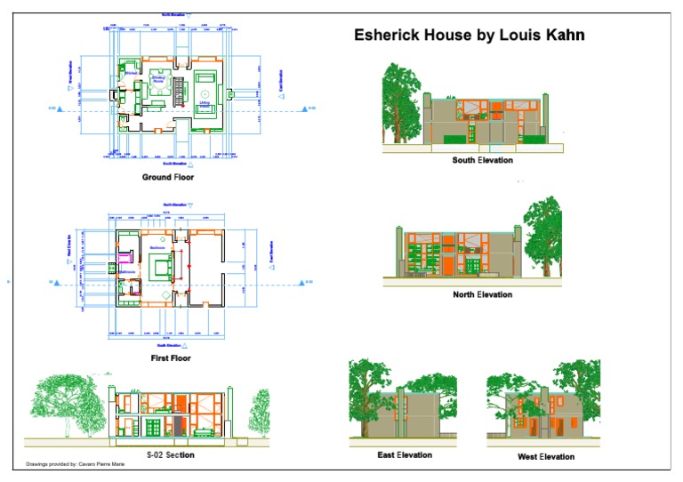 Esherick House Drawings | PDF | City Of Brisbane | Housing