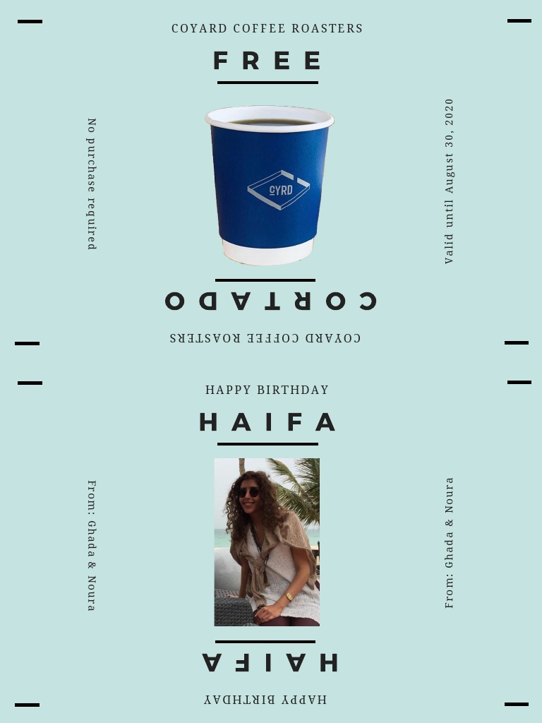 Haifa's Birthday Card | PDF