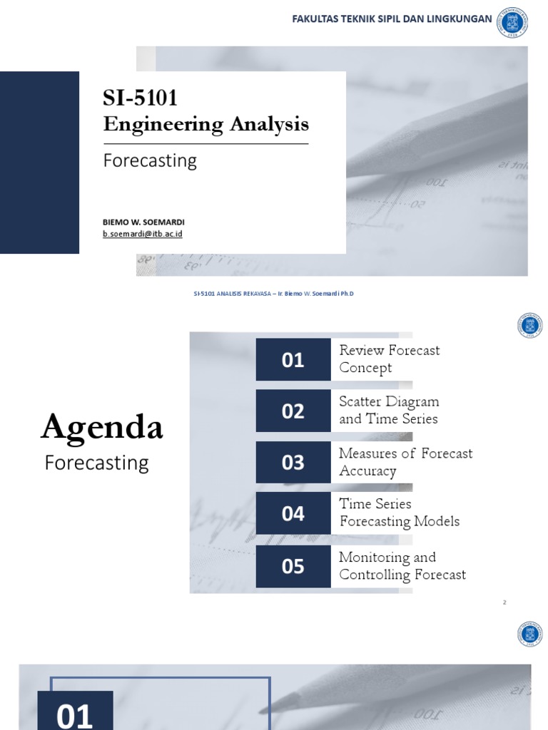 (W-3-2) SI-5101 Forecasting (2021) | PDF | Forecasting | Errors And ...