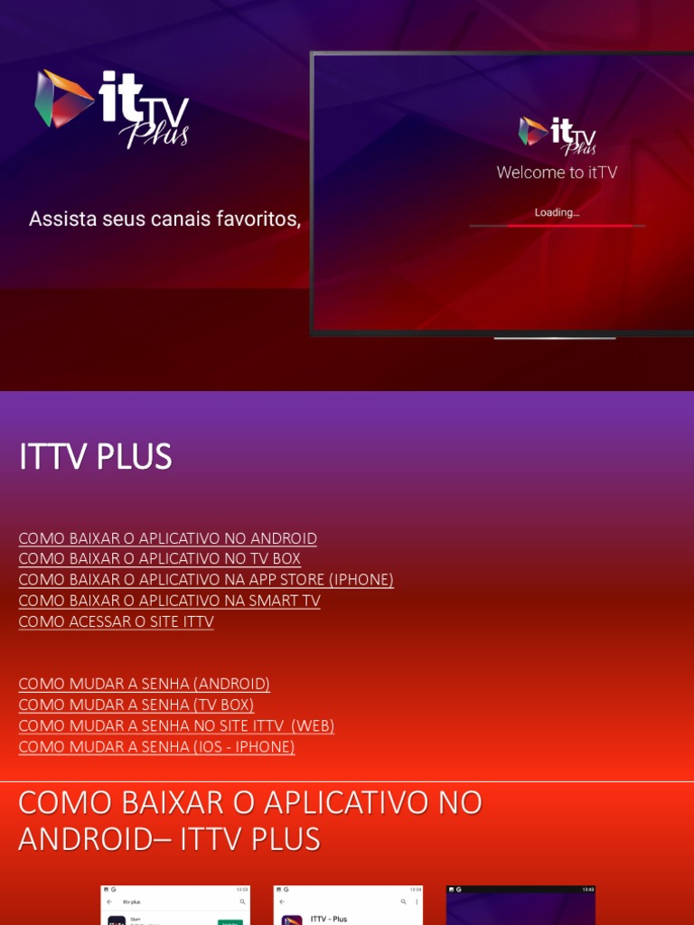 Guia completo para baixar e acessar o aplicativo ITTV Plus em ...