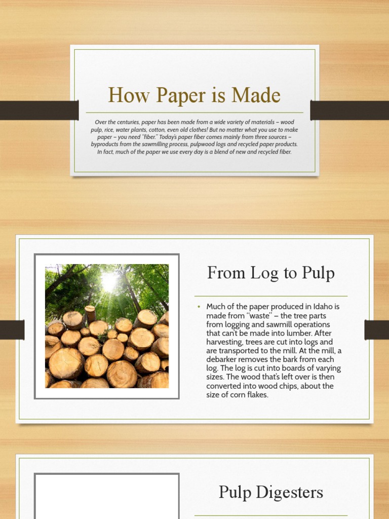 Jimenez - (How Paper Is Made) | PDF | Pulp (Paper) | Paper
