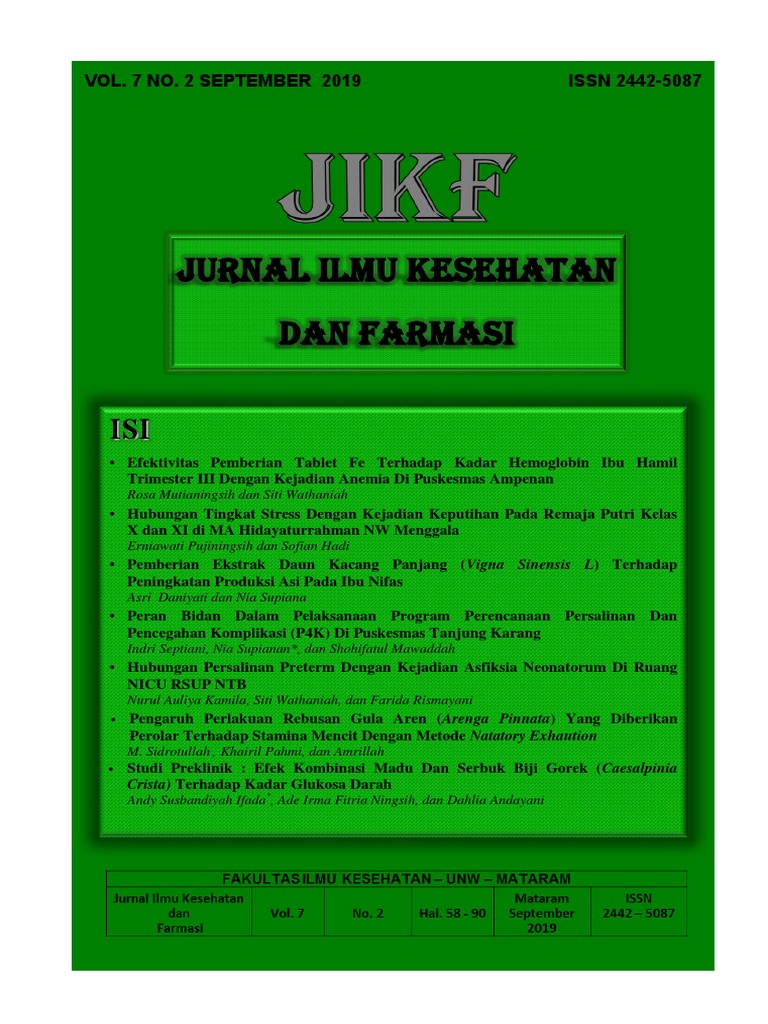 JIKF Vol. 7 No. 2 September 2019 | PDF