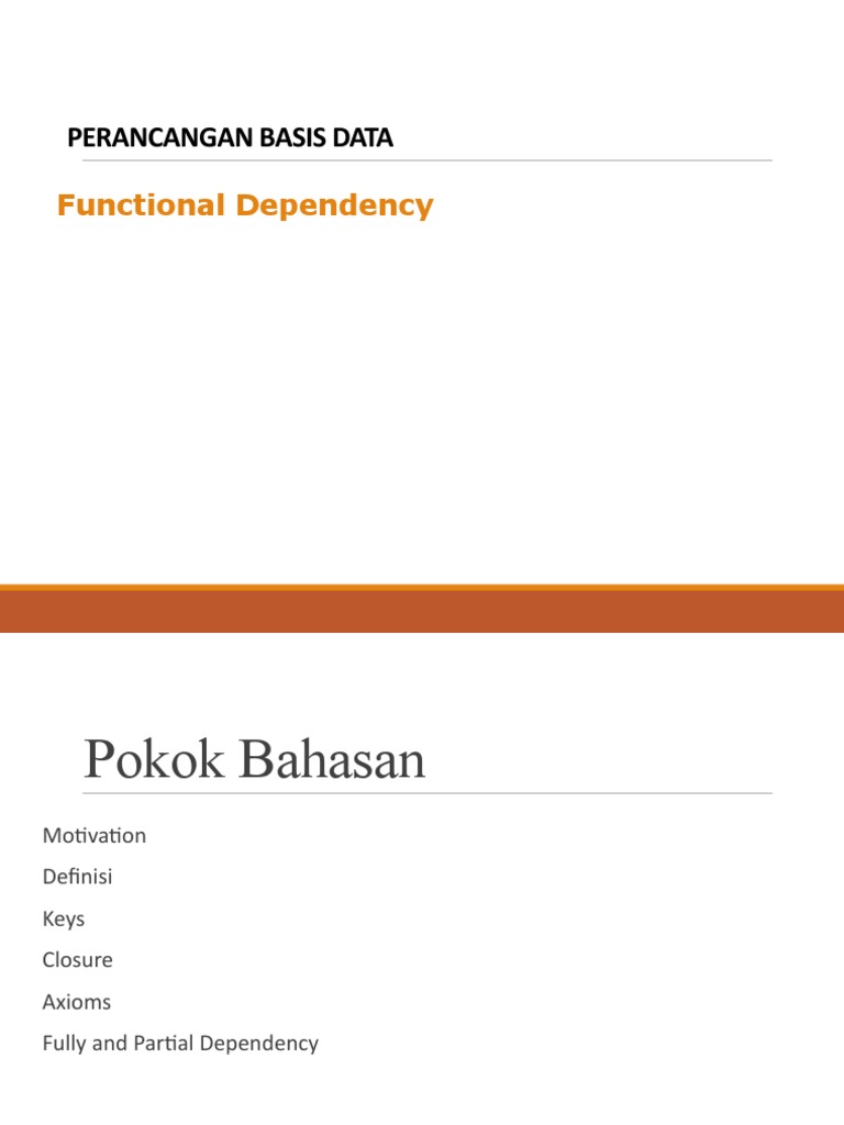 5 Functional Dependency | PDF