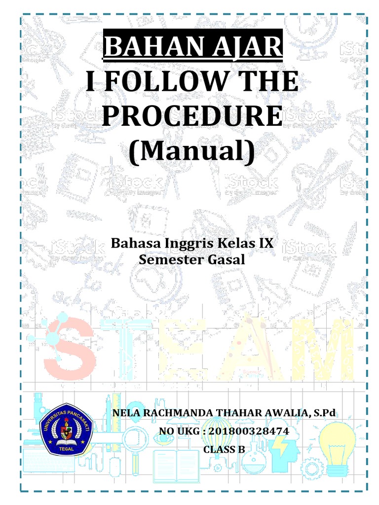 LKPD Procedure Text Manual Use - Kelas IX | PDF | Sentence (Linguistics ...