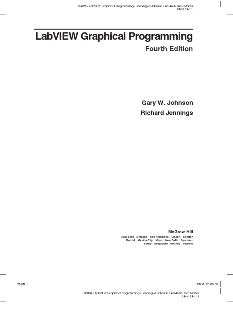 Labview Graphical Programming: Fourth Edition | PDF | Real Time Computing | Sampling (Signal ...