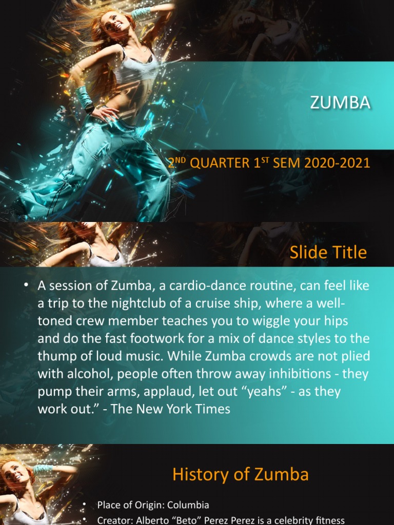 Zumba: History and Fitness Benefits | PDF | Strength Training ...
