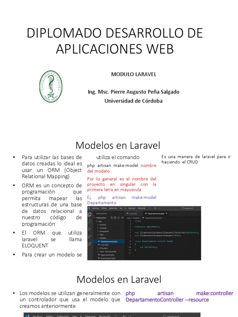Modelos en Laravel | PDF