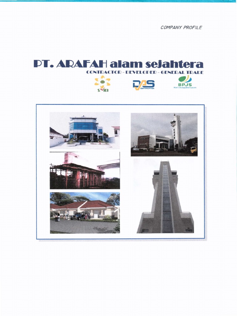 Profil Perusahaan PT Arafah Alam Sejahtera | PDF