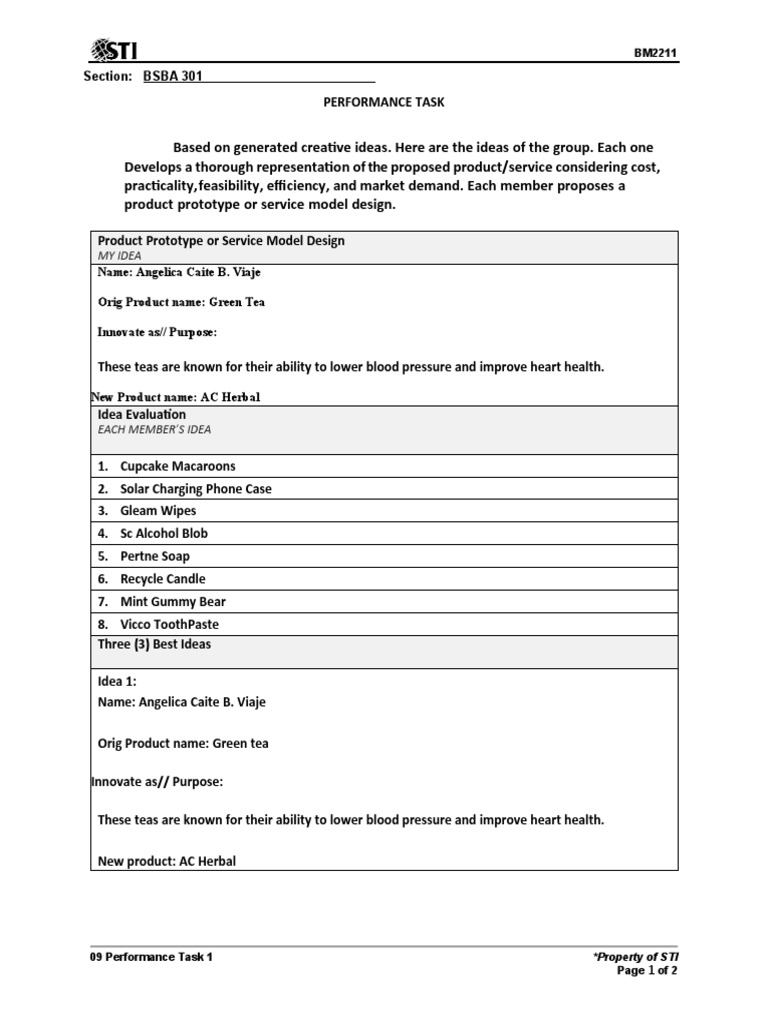 09 Performance Task 14 | PDF