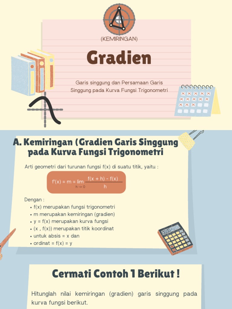 Gradien dan Persamaan Garis Singgung | PDF