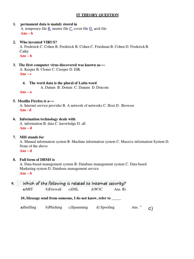 It Theory | PDF | Computers | Technology & Engineering
