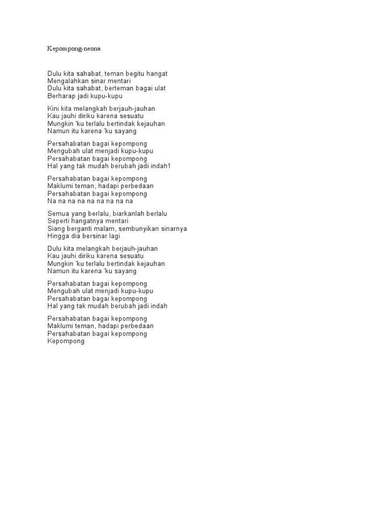 Kepompong | PDF | Puisi