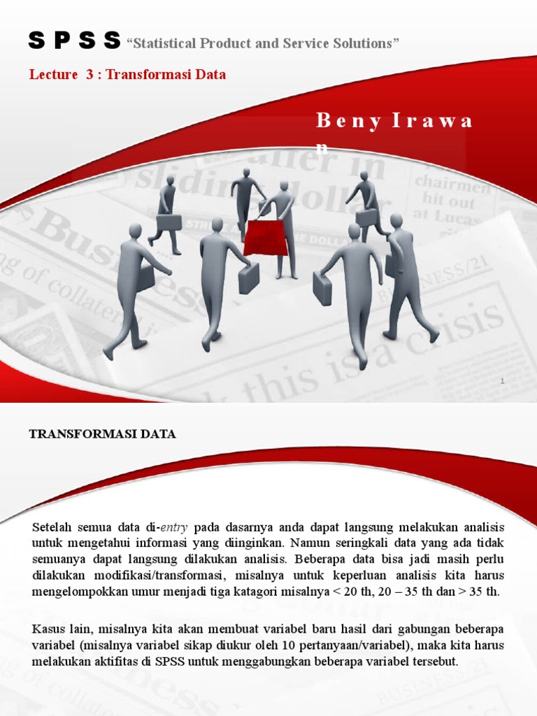 Pertemuan 03 - Transformasi Data | PDF