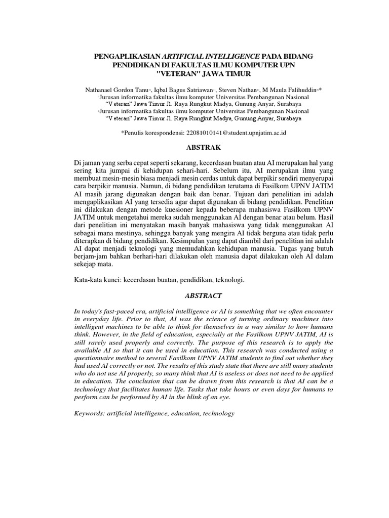 Karya Tulis Ilmiah Terbaru Kelompok 7 | PDF | Komputer