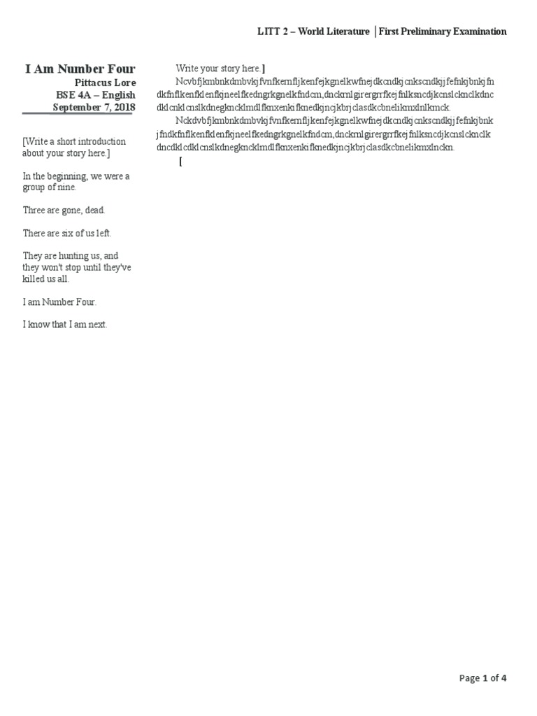 short-story-writing-template-pdf