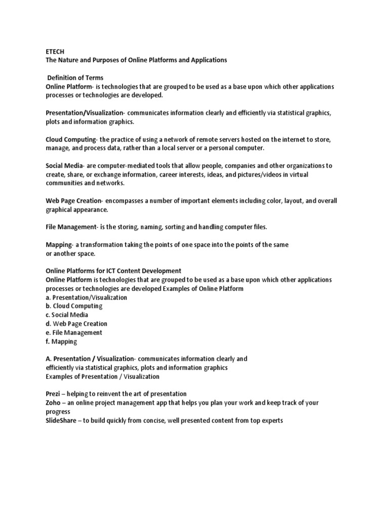 Etech Reviewer | PDF