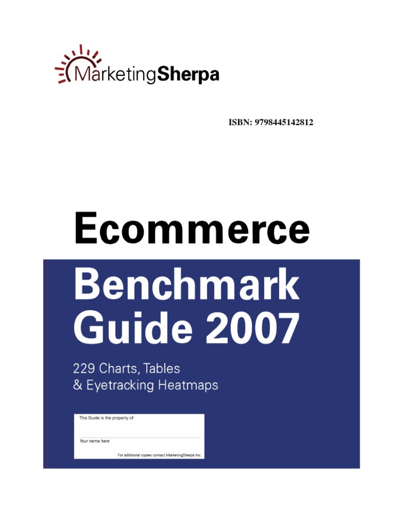 ECommerce Benchmark Guide 2007 | PDF