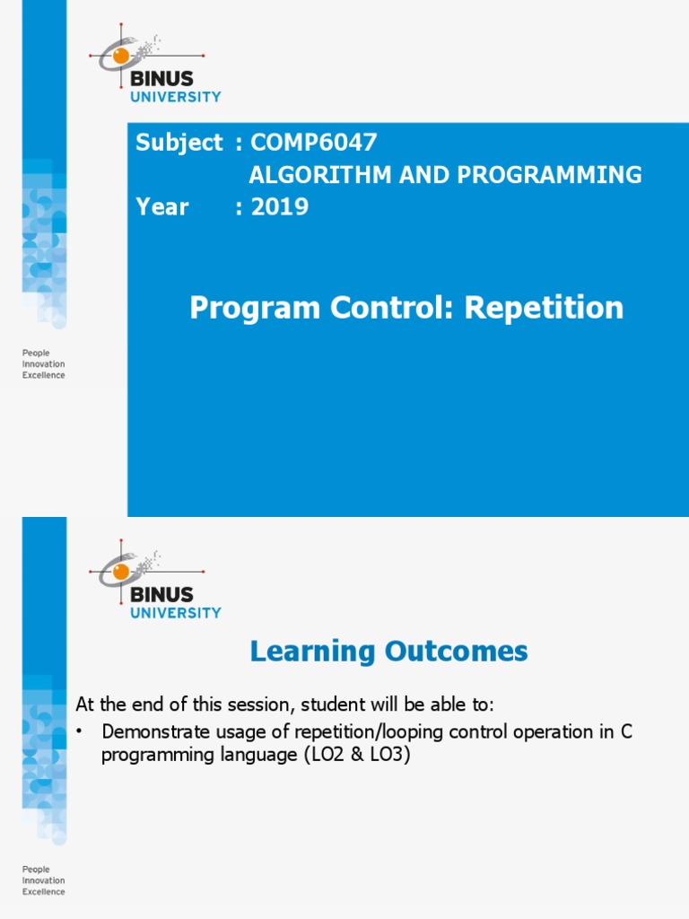 C Programming: Loop Control Structures | PDF | Control Flow | Computer Engineering