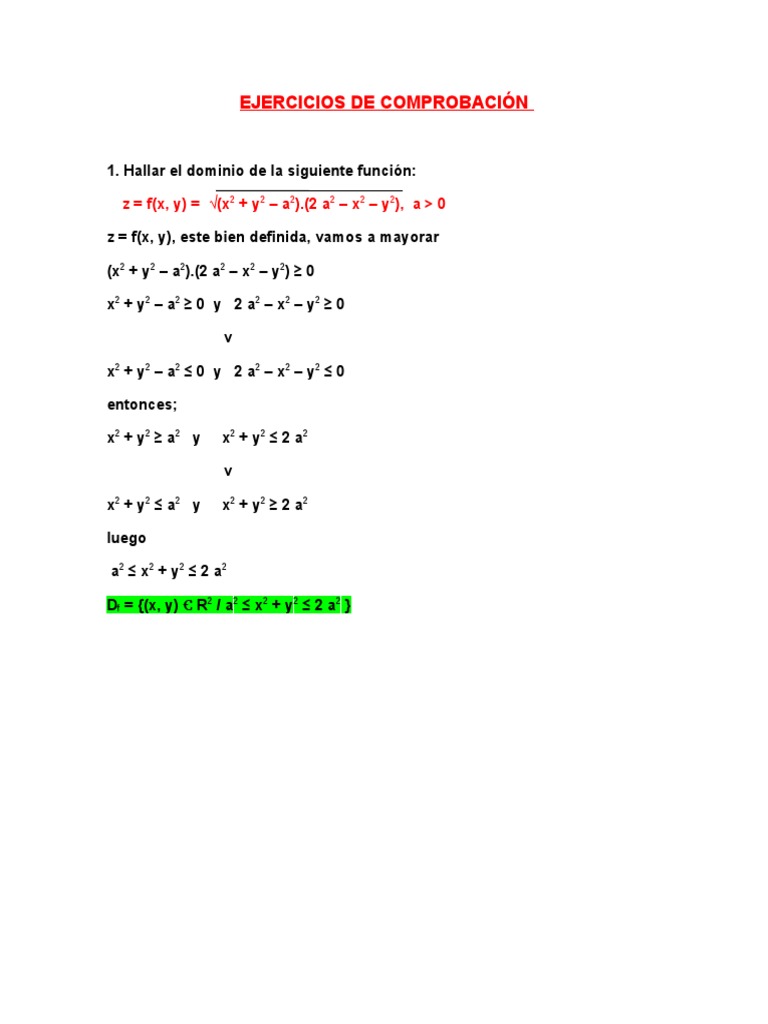 Ejercicios de Aplicacion | PDF