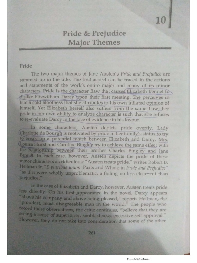 Themes of Pride and Prejudice | PDF