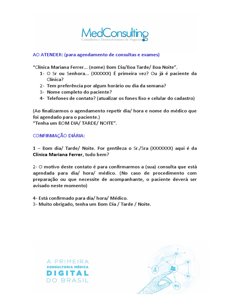 Script Atendimento Telefonico | PDF