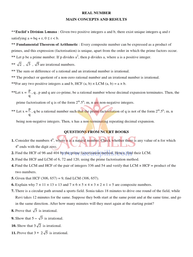 Most Repeated Concepts & Questions | PDF | Circle | Polynomial