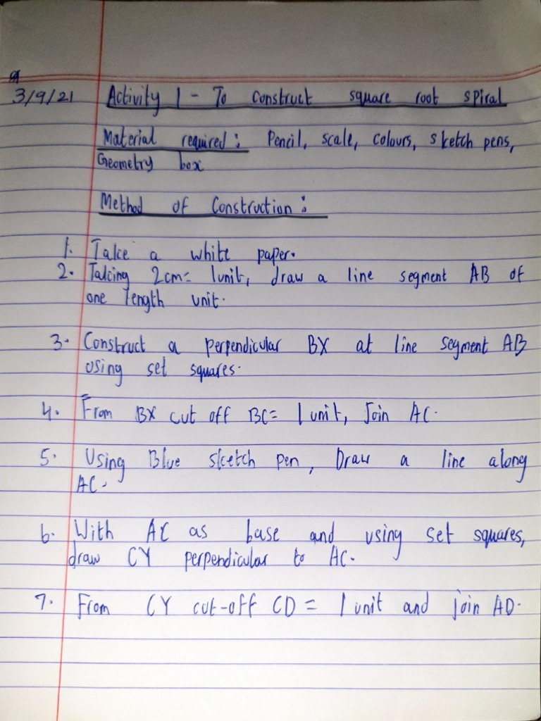Spiral Root Activity | PDF