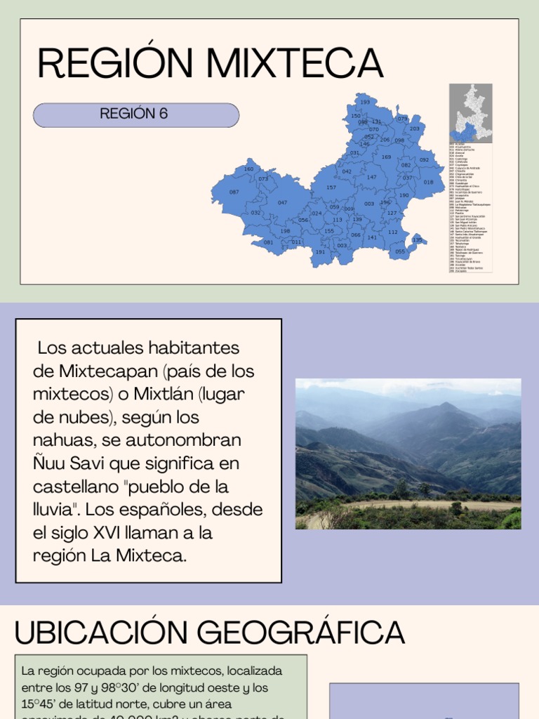 Región Mixteca | PDF