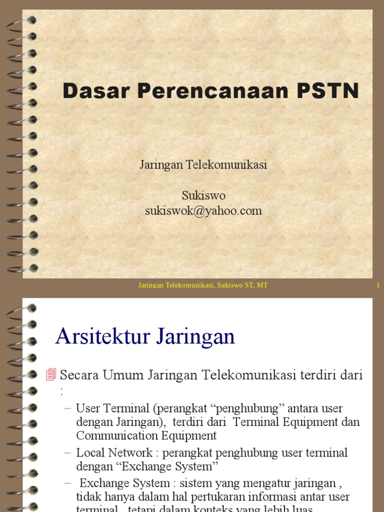 Jartel 02 Perencanaan PSTN | PDF