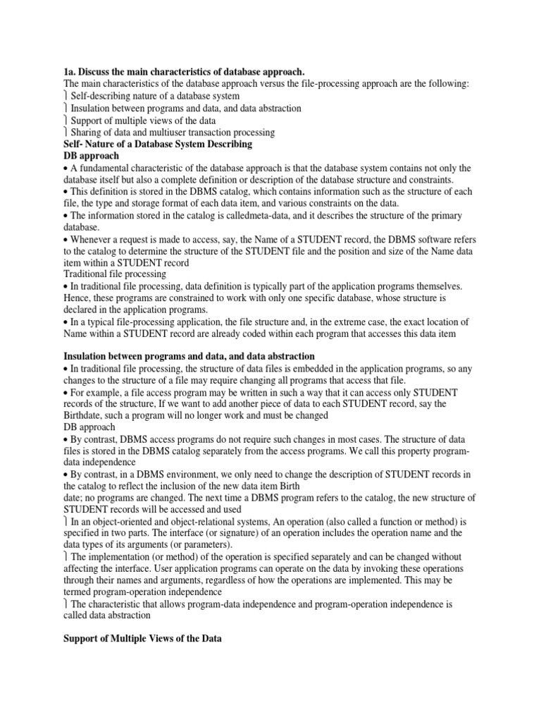 Dbms Assignment 1 | Download Free PDF | Databases | Conceptual Model