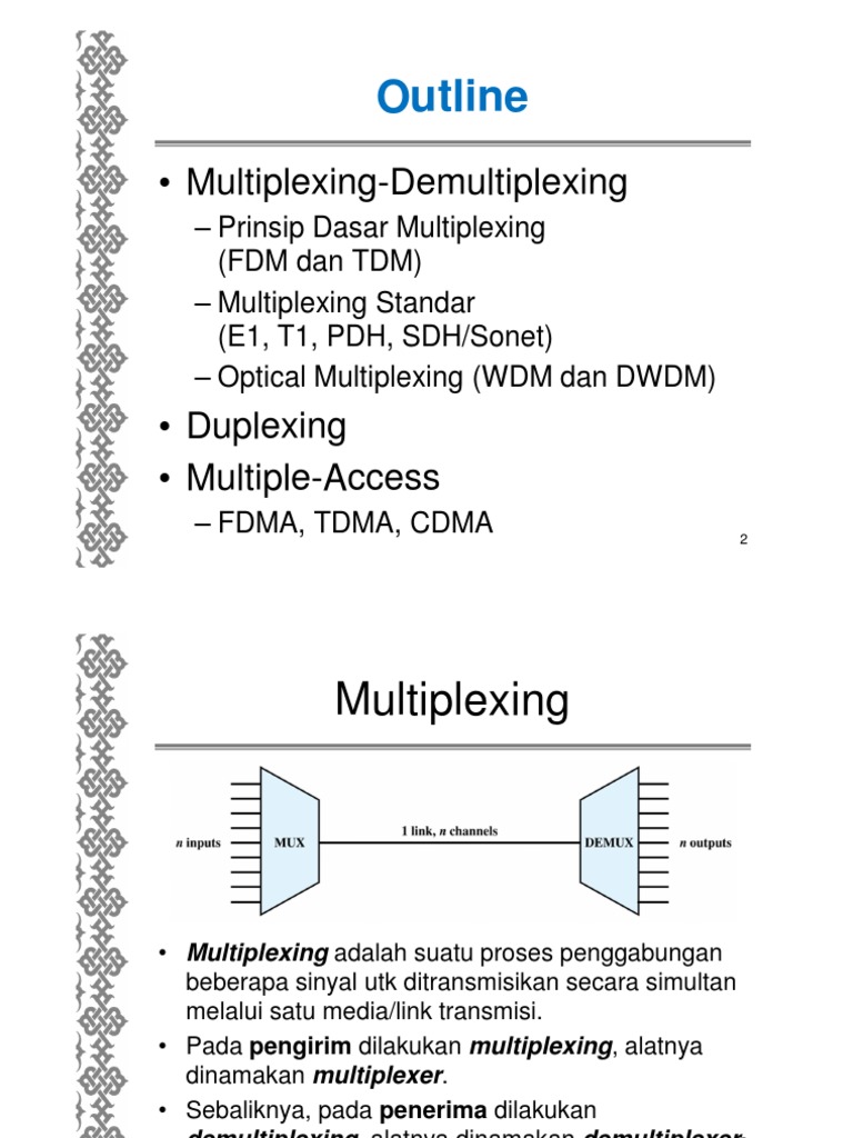 RF ST 08 Multiplexing - Multiple-Access | PDF | Komputer