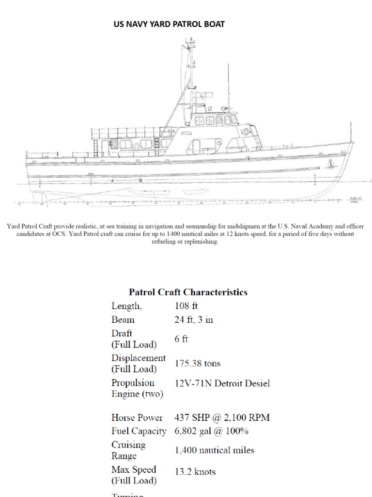 Admiralty Coefficient for Yard Patrol Boats | PDF | Technology ...