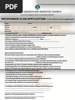 Pathfinder Registration Form | PDF