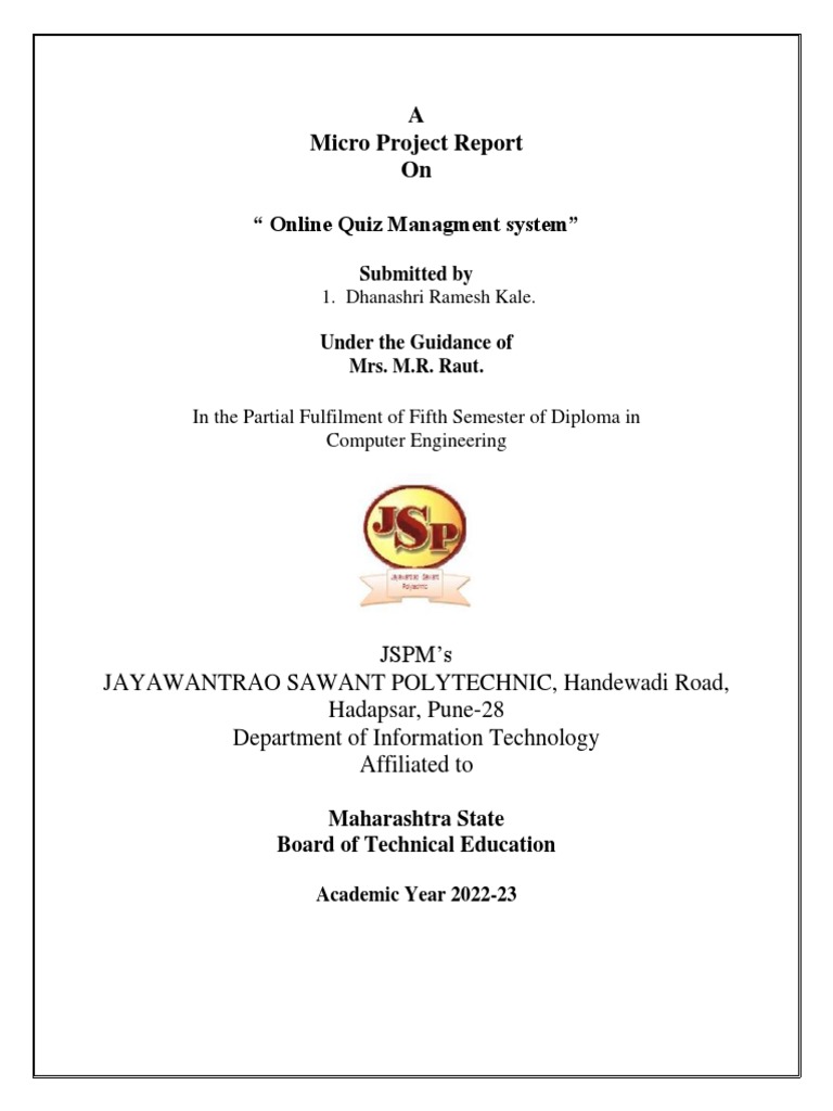 Online Quiz Managment System | PDF | Net Beans | Applications & Software