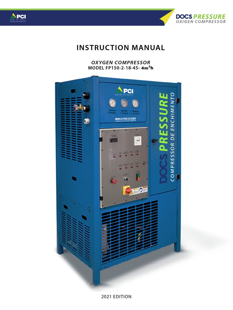 Oxygen Compressor 2 - 4M H | PDF | Valve | Engines