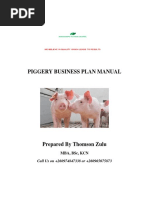 Piggery Business Plan | PDF | Domestic Pig | Partnership