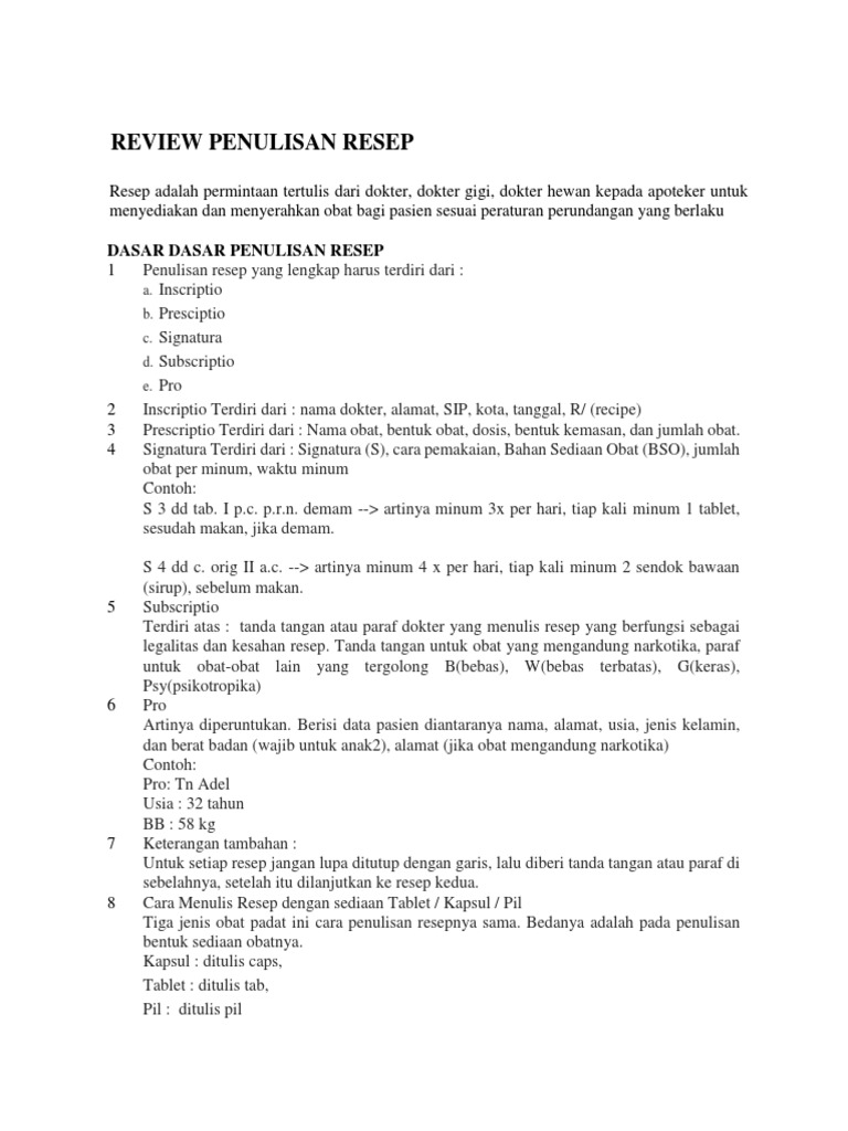 Skills MGG 2-Penulisan Resep Antimalaria | PDF | Kesehatan Holistik