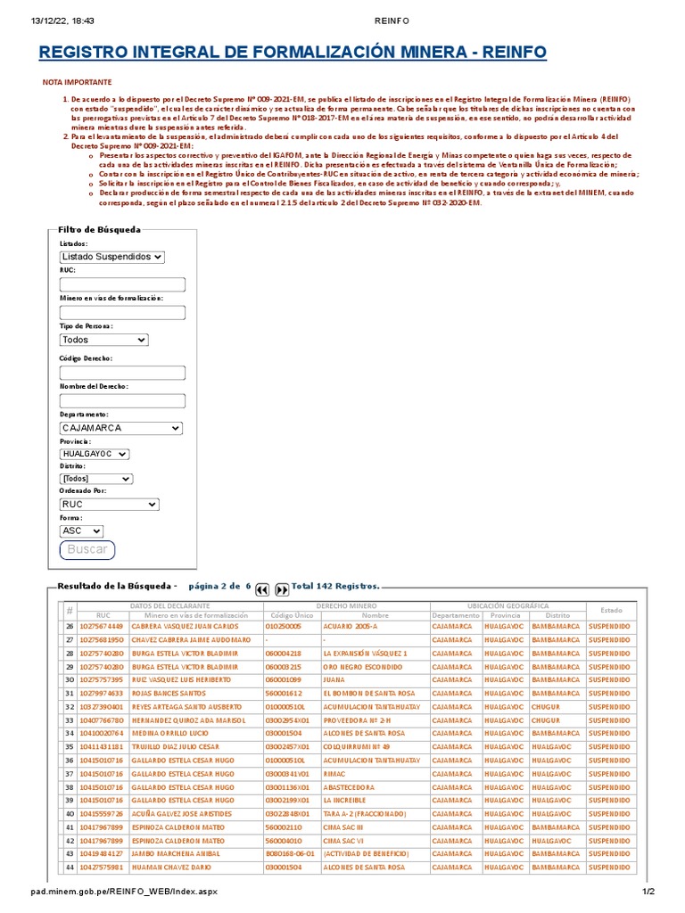 2 Reinfo | PDF | Minería