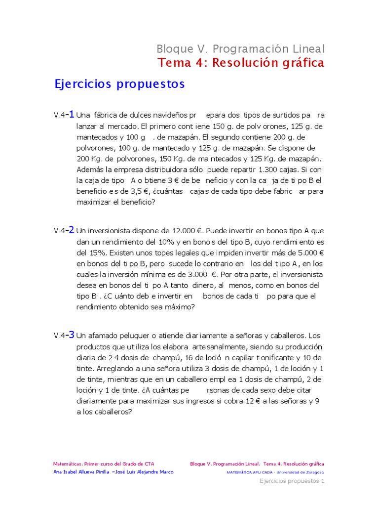 Tema4 Resolucion Grafica Propuestos | PDF