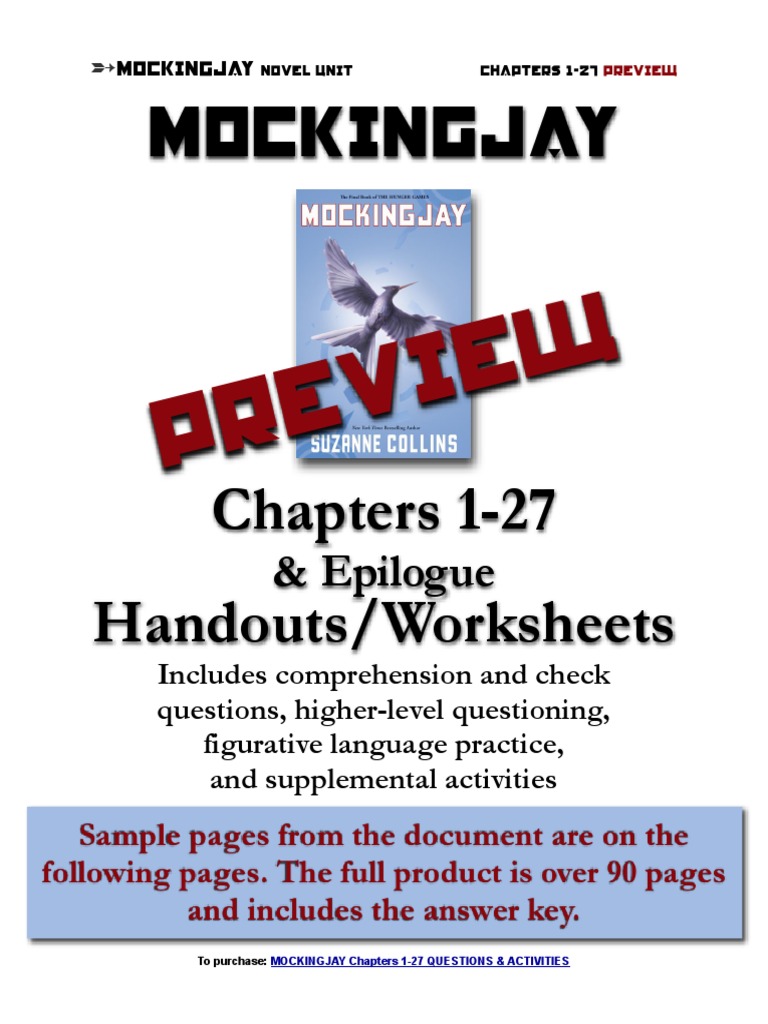 Mockingjay Study Guide: Chapters 1-27 | PDF | The Hunger Games | Homework