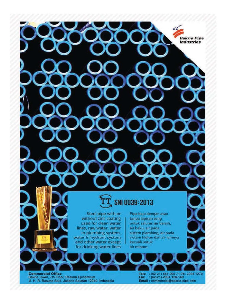 Brosur Pipa GIP Bakrie | PDF