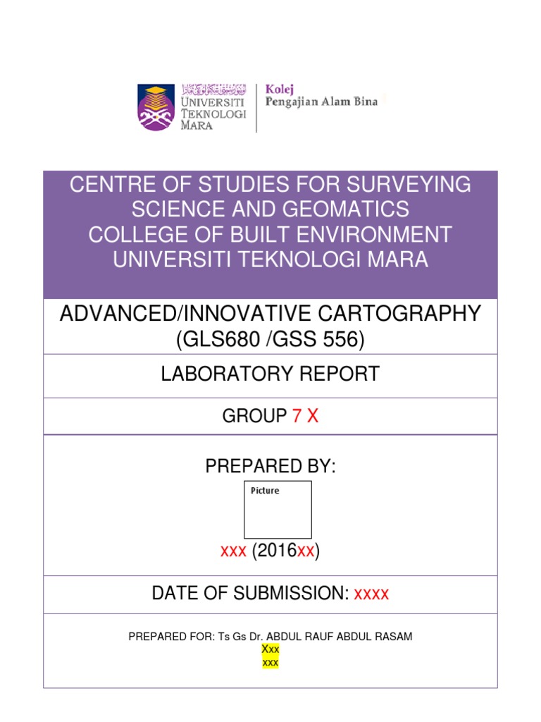 X Lab Report - GLS680 & GSS 556 - by Individual | PDF