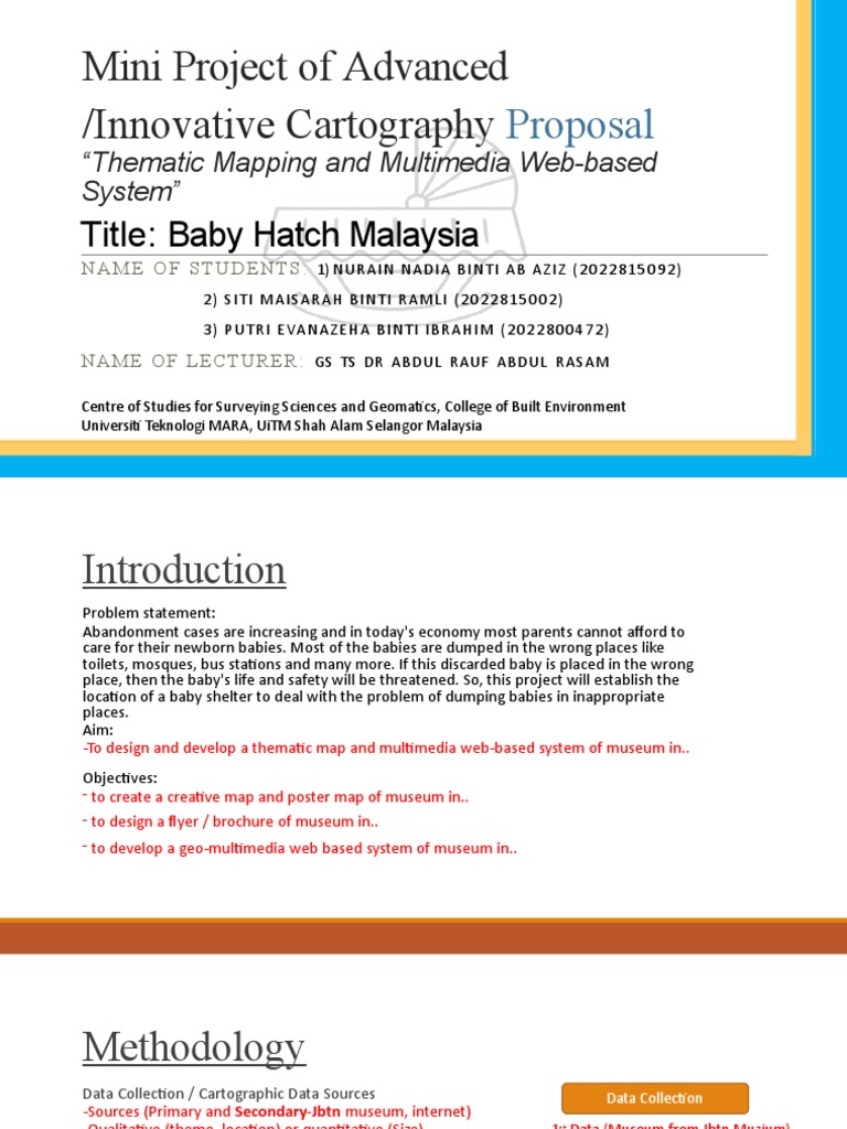 X Project Proposal - Slide - Advanced&Innovative Carto Project - 2022 | PDF | Cartography | Map