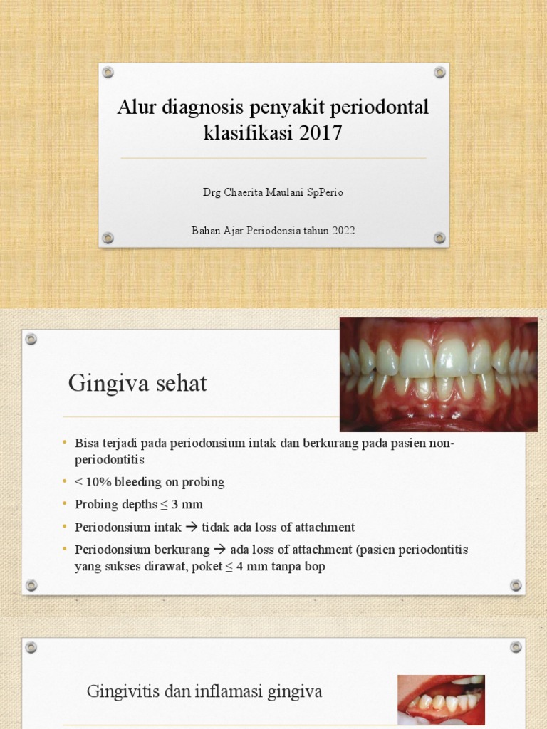 Alur Diagnosis Penyakit Periodontal | PDF | Sains & Matematika