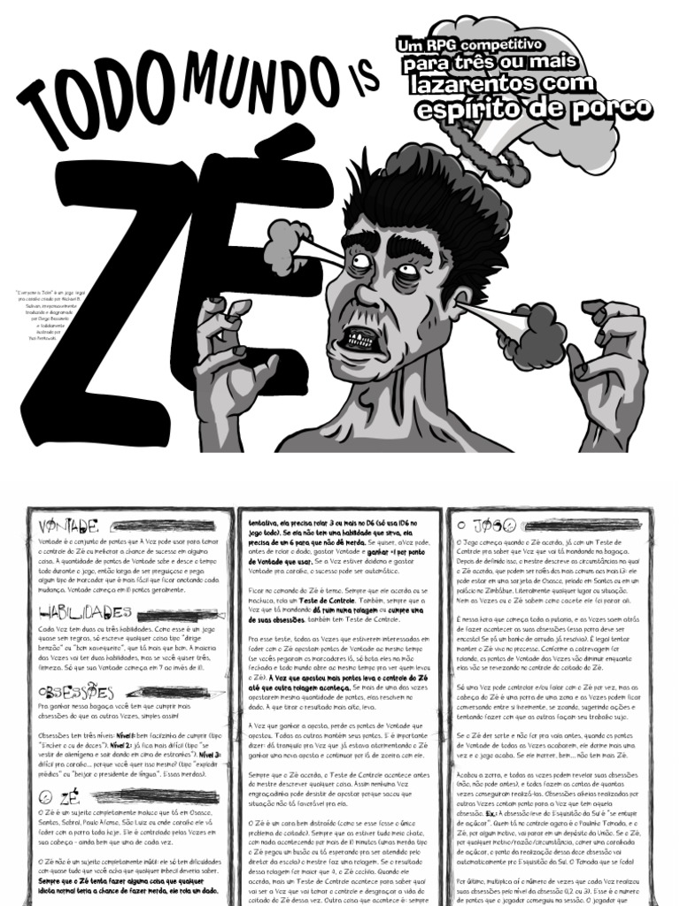 Todo Mundo Is Zé - Everyone Is John PT-BR | PDF | Jogos de RPG | Tempo
