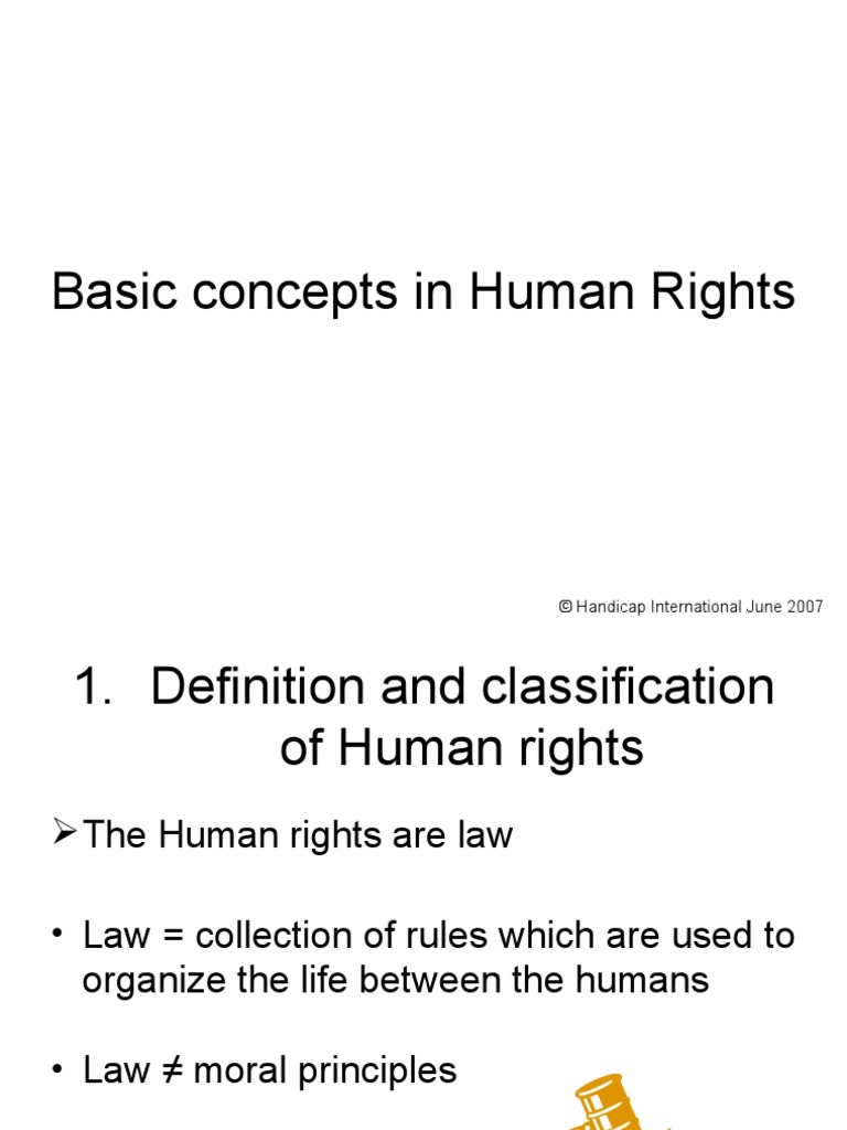Overview of Human Rights Concepts | PDF | Human Rights | Disability