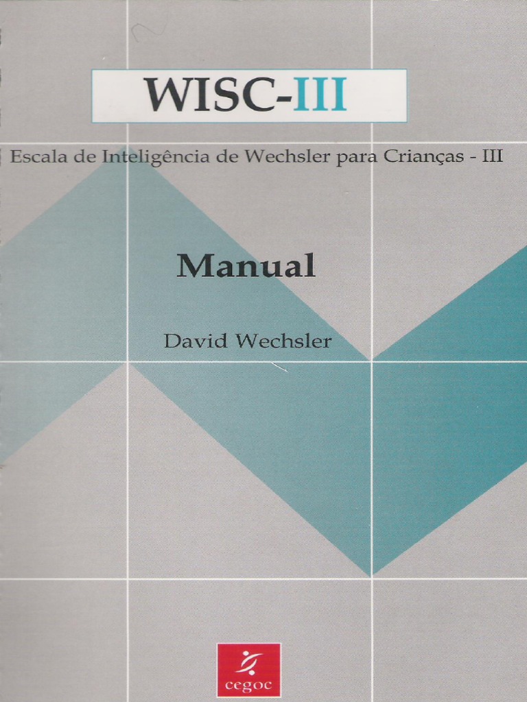 Manual Wisc III | PDF