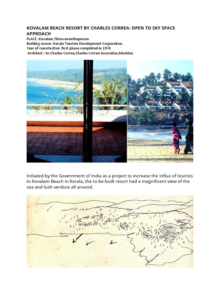 Kovalam Beach Resort by Charles Correa | PDF | Beach